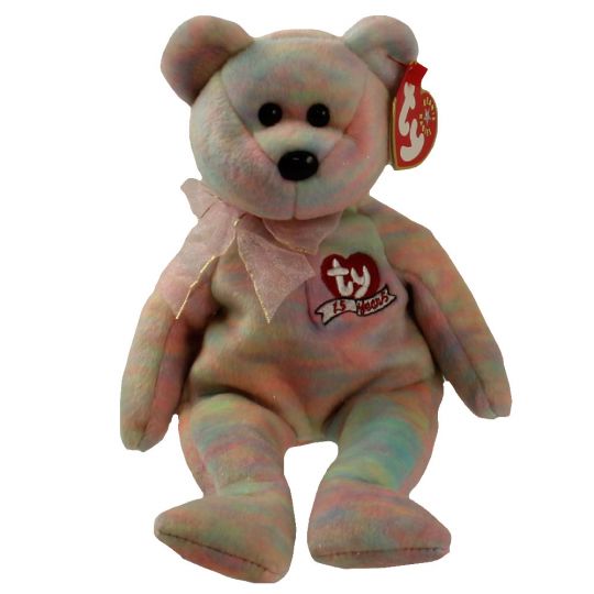 TY Beanie Baby 8.5 Celebrate the Bear 2001 JP Sports