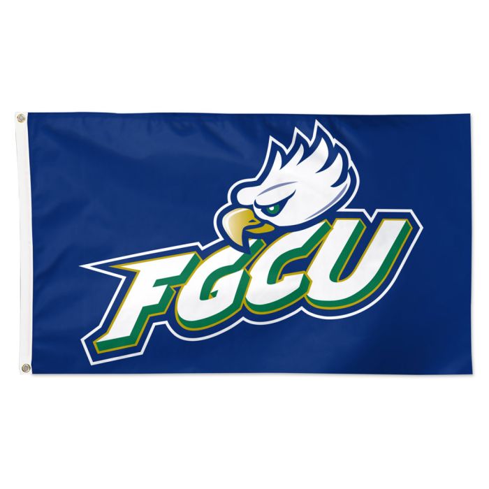 FGCU 3x5 House Flag Deluxe Logo Blue – JP Sports