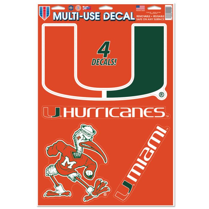 Canes 11x17 Cut Decal – JP Sports