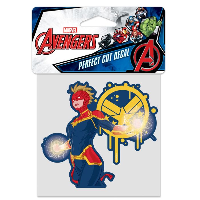 Captain Marvel Marvel 4x4 Decal – JP Sports