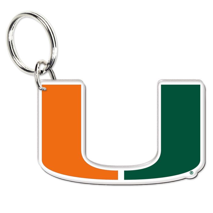 Canes Keychain Premium Acrylic Logo – JP Sports