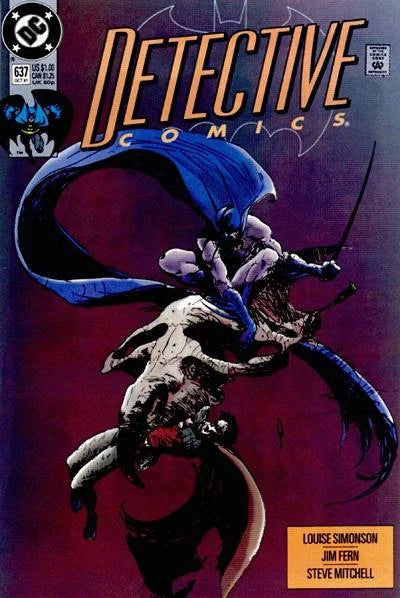 Batman: Detective Comics Issue #637 October 1991 Comic Book – JP Sports