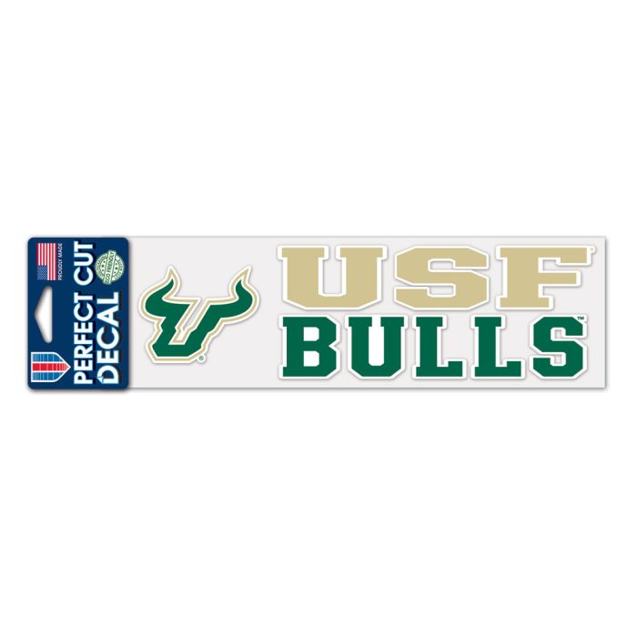USF 3x10 Cut Decal Stacked – JP Sports