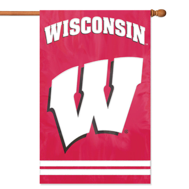 Wisconsin Premium Vertical Banner House Flag 2-Sided – JP Sports