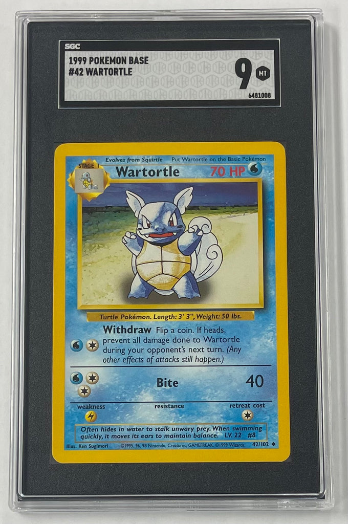 Pokemon Wartortle Card