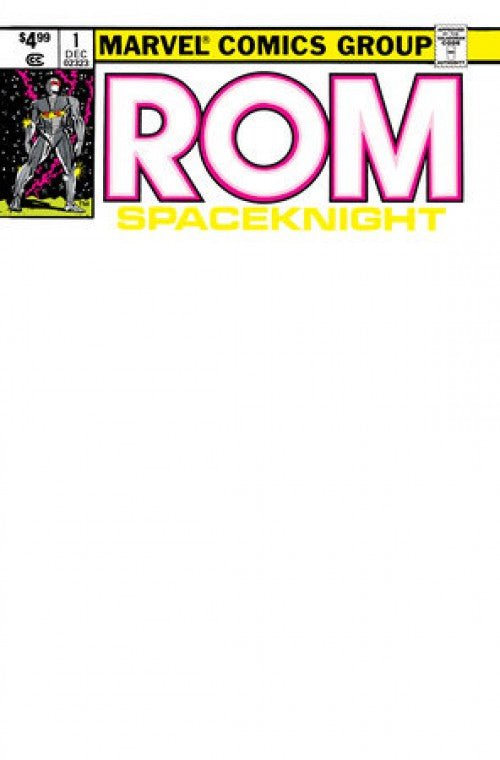 Rom Issue #1 Facsimile Edition Blank Variant September 2023 Comic Book ...