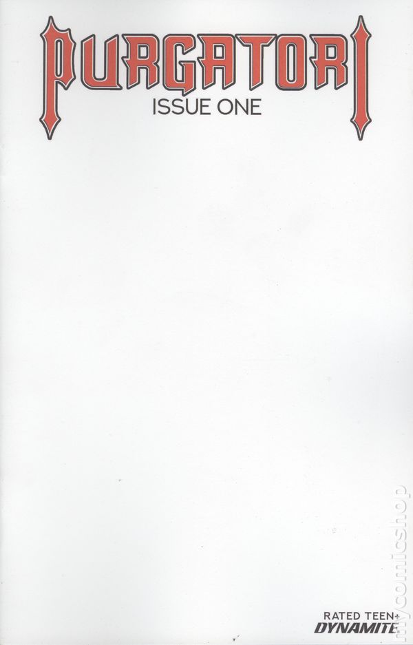 Purgatori Issue #1 October 2021 Cover E Blank Authentix Comic Book – JP ...