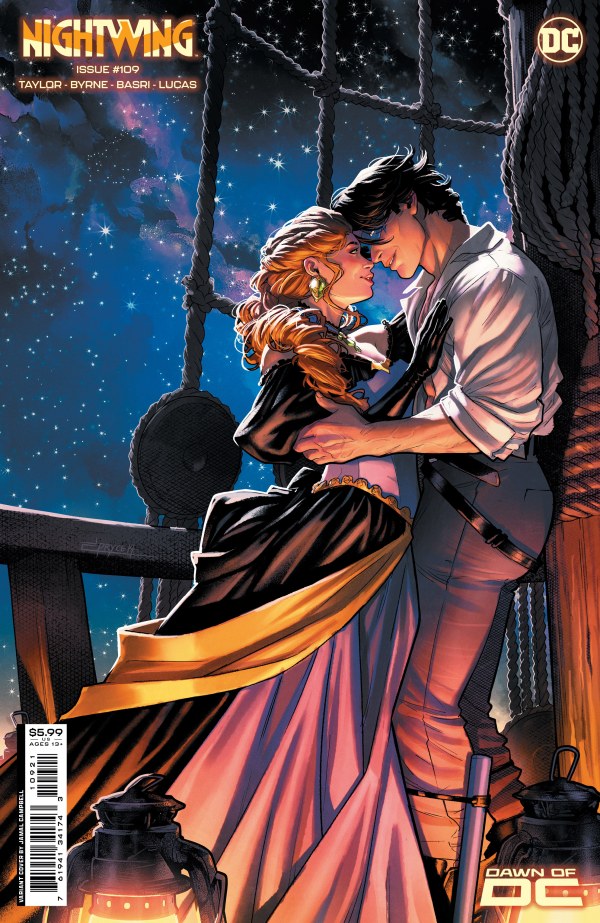 Nightwing Issue #109 December 2023 Jamal Campbell Variant Cover Comic ...